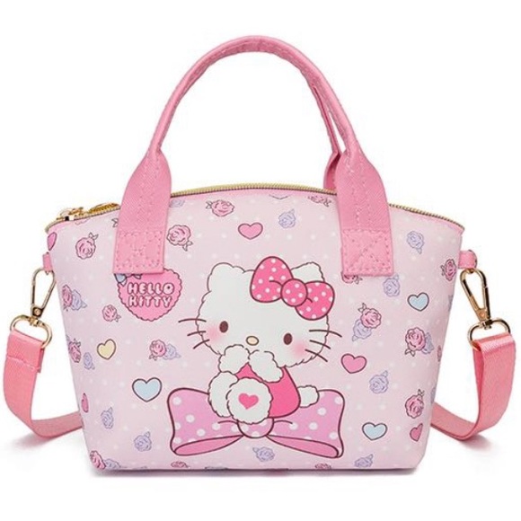 Sanrio | Bags | Hello Kitty Mini Purse Pink With Long Strap Sanrio ...